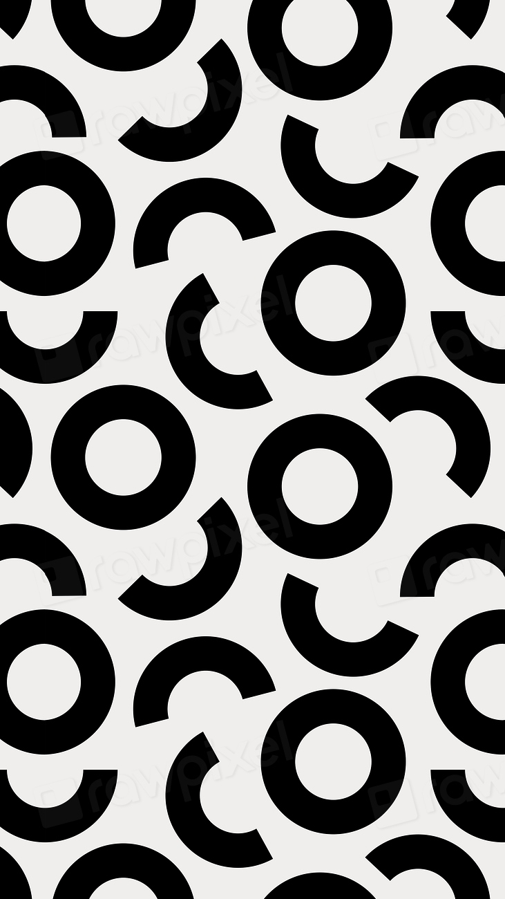 Abstract circle pattern mobile wallpaper, | Free Photo - rawpixel