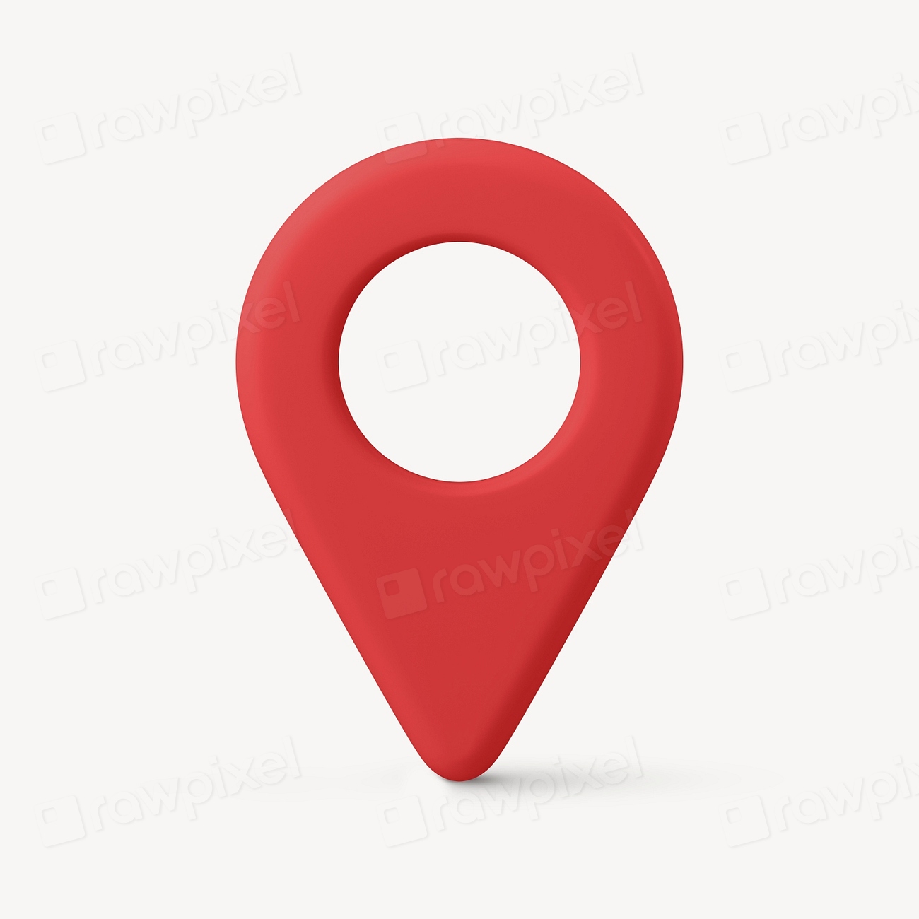 3D location pin sticker, map | Free PSD Illustration - rawpixel