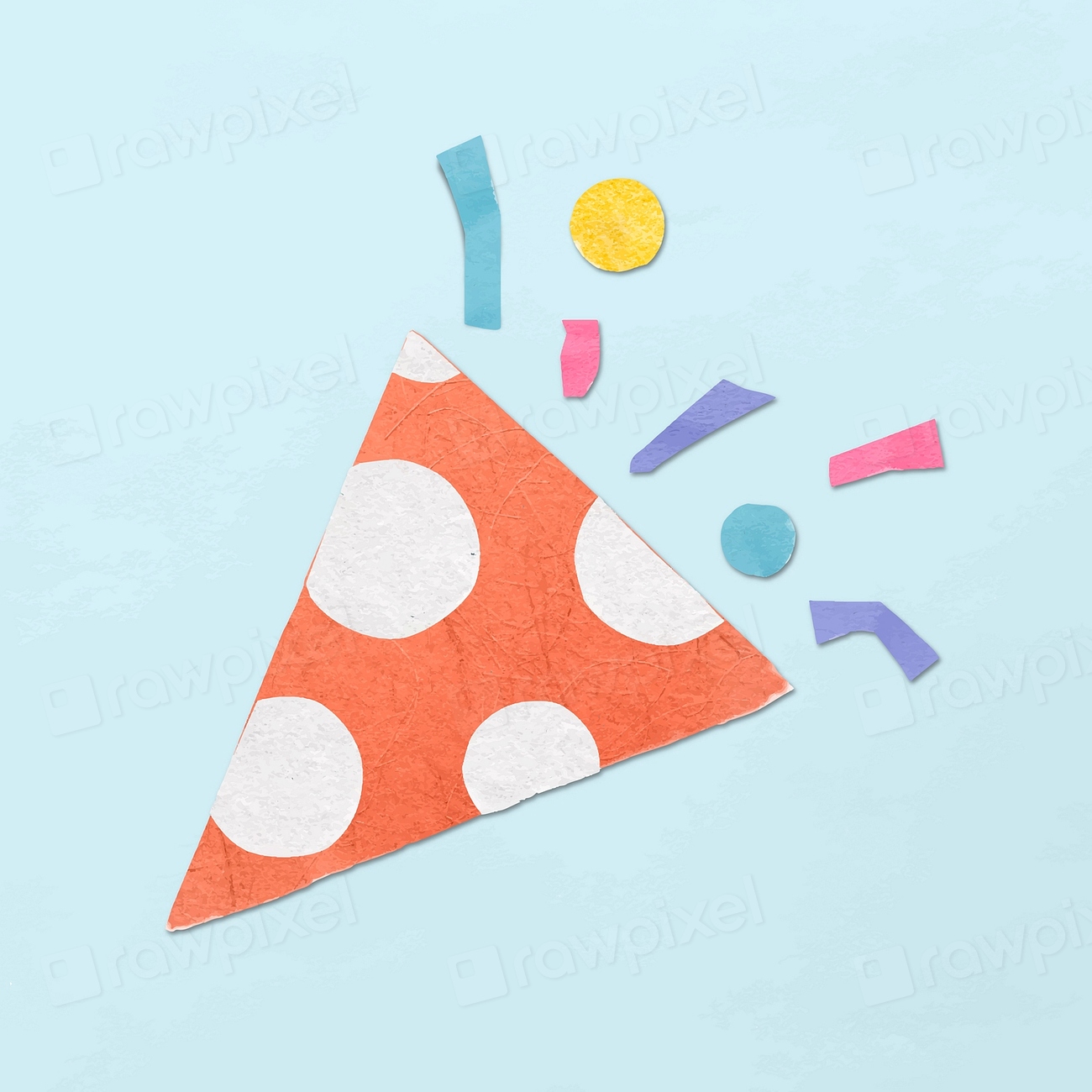 Party popper sticker, paper craft | Premium Vector - rawpixel