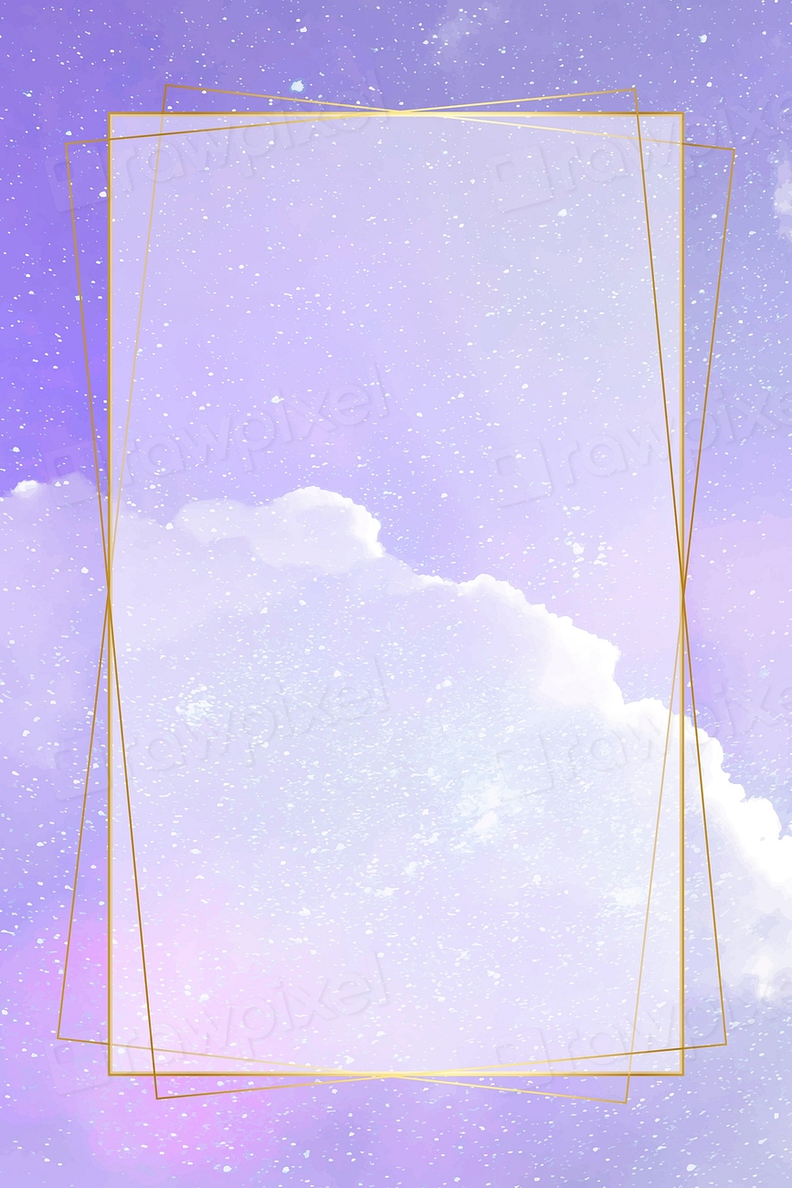 Purple cloud frame, dreamy astronomic | Premium Vector - rawpixel