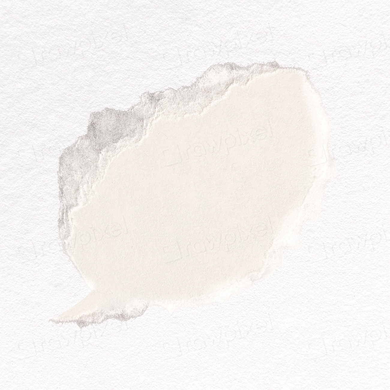 Speech bubble element, ripped paper | Premium PSD - rawpixel