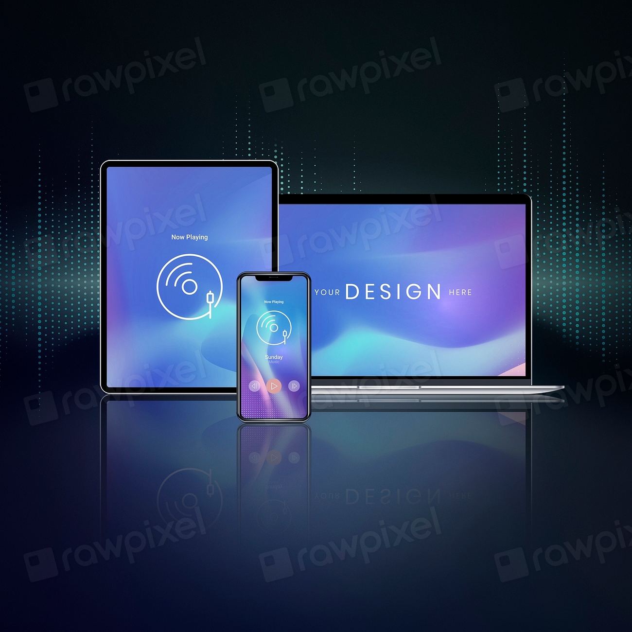 Blank digital device screen mockups | Premium PSD Mockup - rawpixel