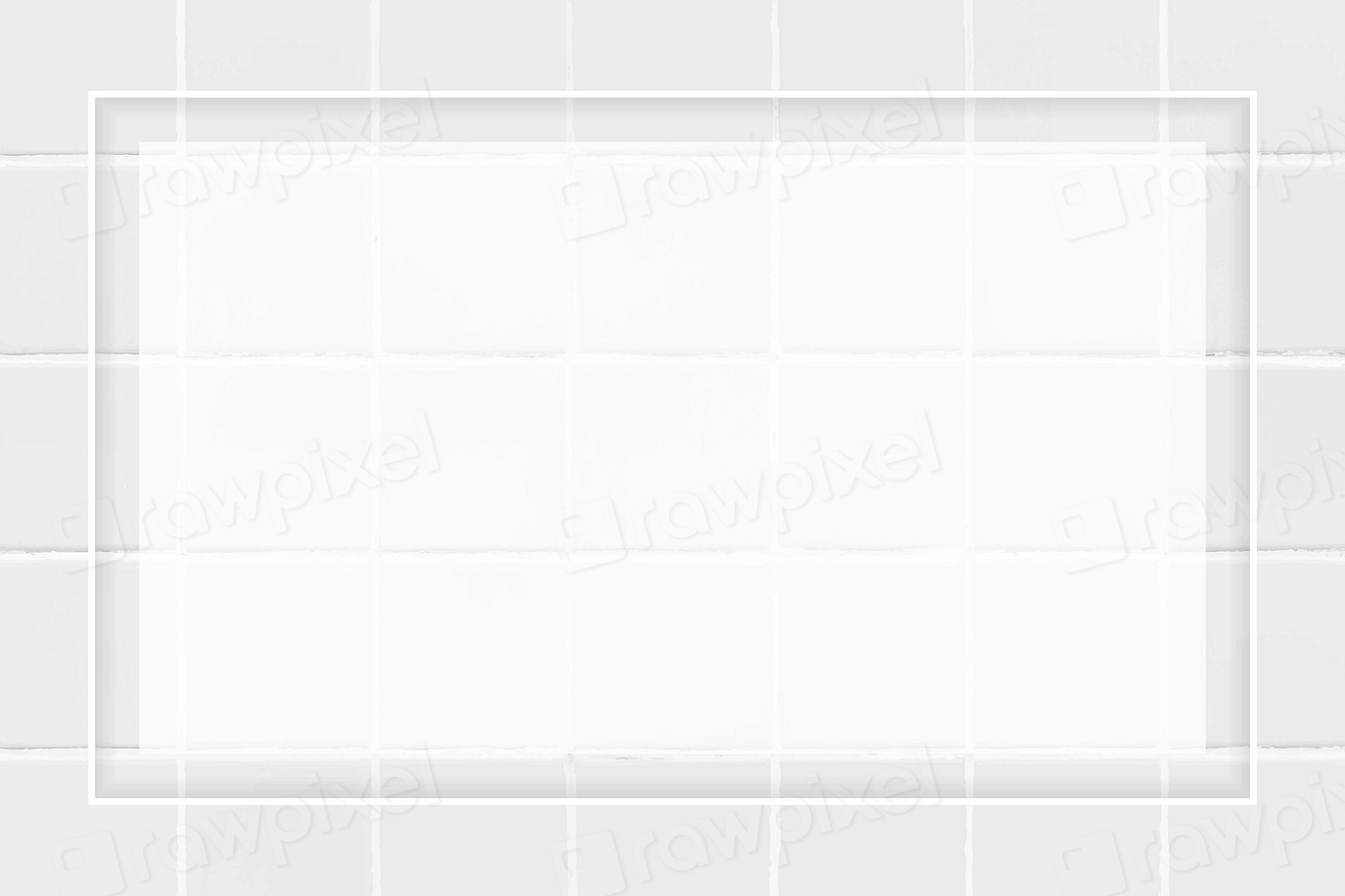 Blank rectangle white tile frame | Premium Vector - rawpixel