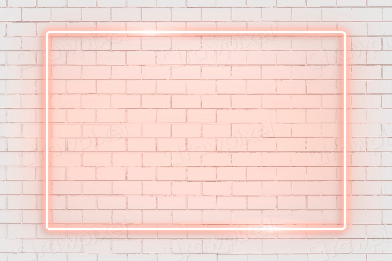 Rectangle orange neon frame an | Premium Vector - rawpixel