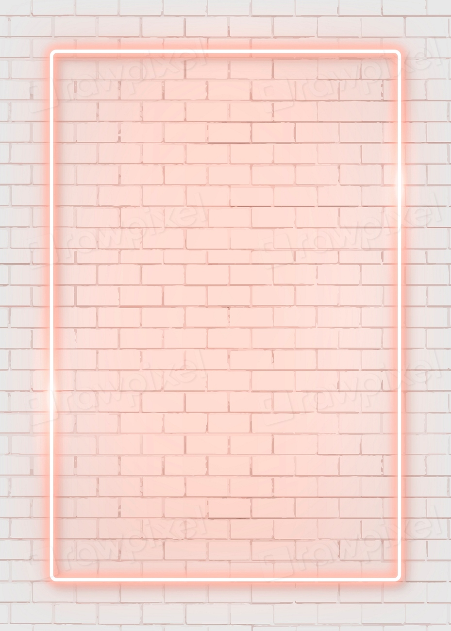 Rectangle orange neon frame an | Premium Vector - rawpixel