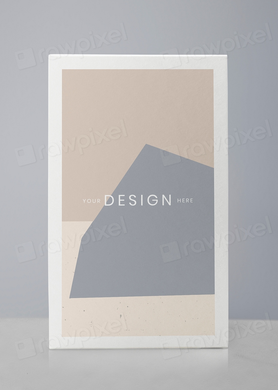 Blank abstract poster template illustration | Premium PSD Mockup - rawpixel