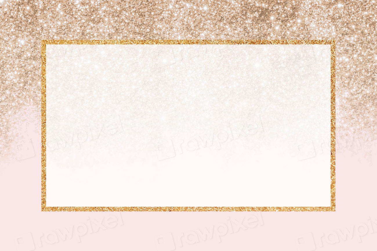 Gold glittery rectangle frame vector | Premium Vector - rawpixel