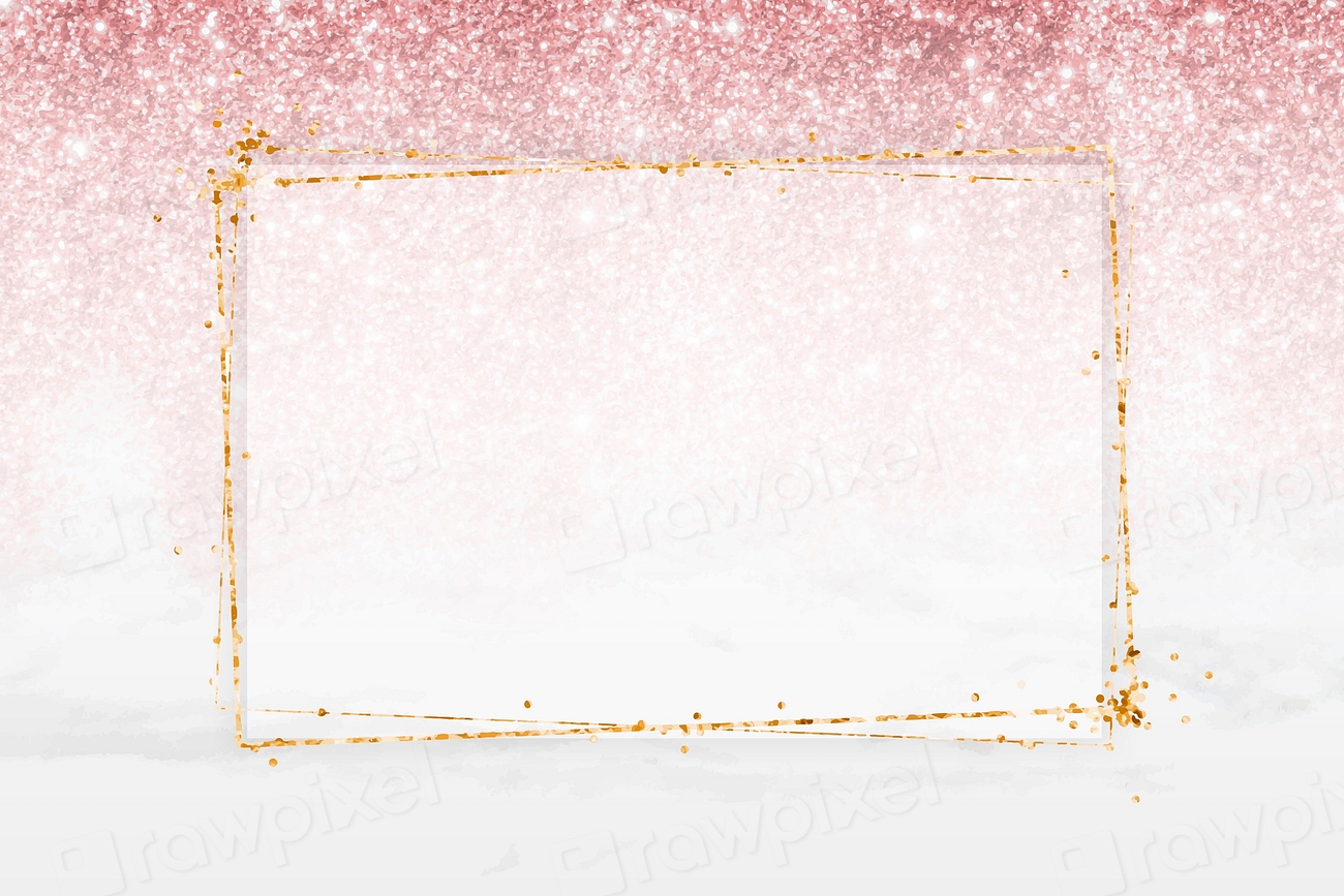 Gold glittery rectangle frame vector | Premium Vector - rawpixel