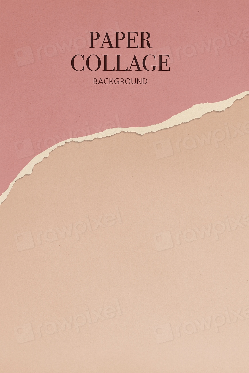 Torn paper collage background illustration | Premium PSD - rawpixel