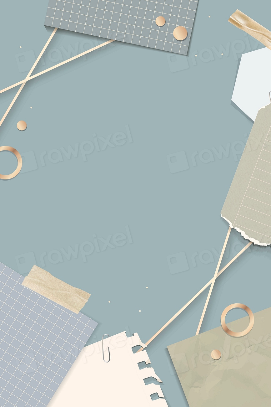 Ripped notes rectangle frame vector | Premium Vector - rawpixel