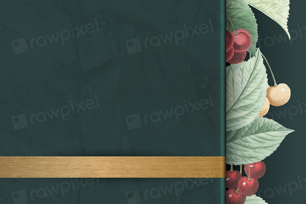 Hand drawn cherry pattern background | Premium Vector - rawpixel