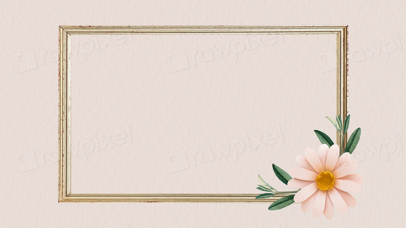 Pink daisy frame illustration | Premium PSD - rawpixel