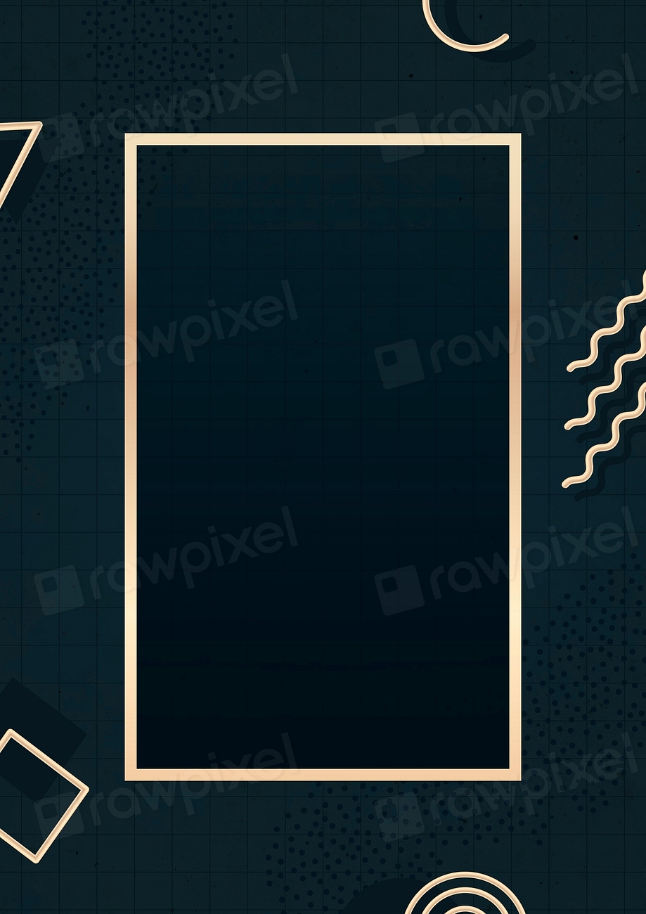 Dark tone Memphis poster background | Premium Photo - rawpixel