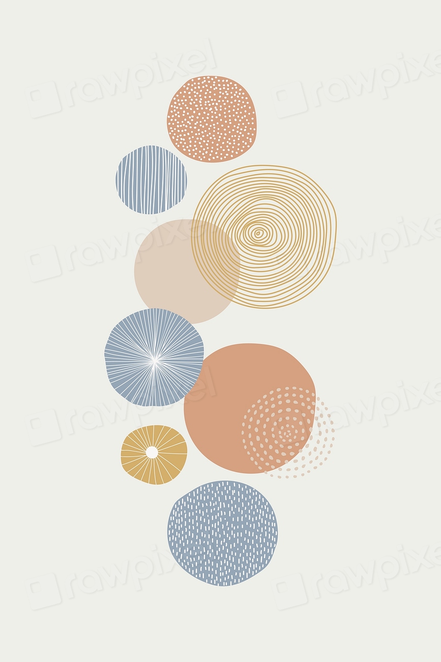 Round patterned wall a vector | Premium Vector - rawpixel