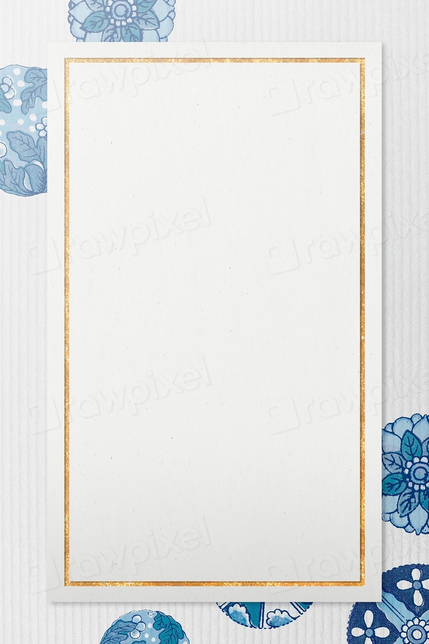 Golden rectangle frame in navy | Premium PSD - rawpixel