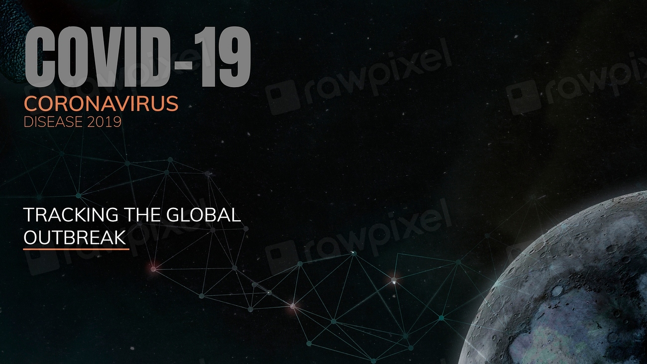Tracking global outbreak COVID-19 social | Premium PSD Template - rawpixel