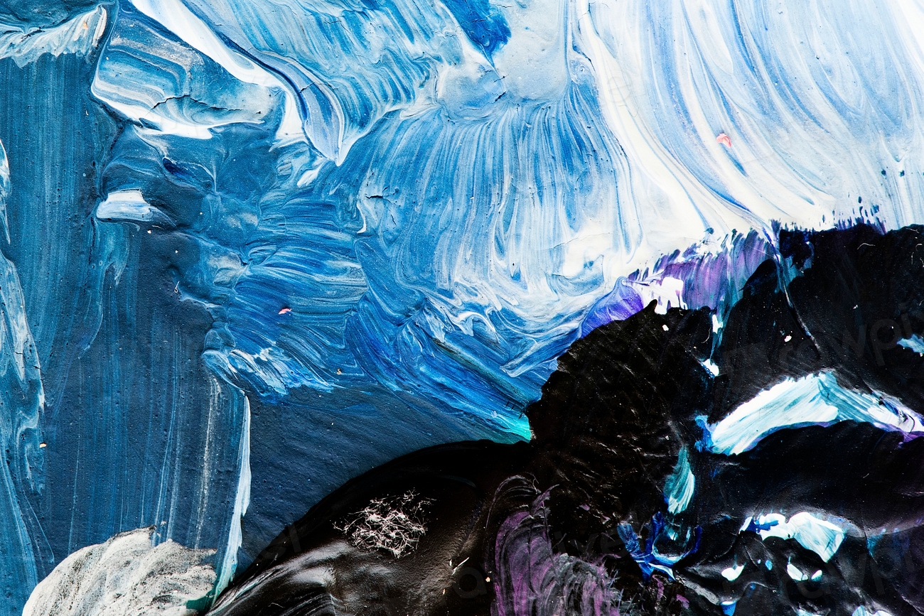 Blue oil paint strokes textured | Premium Photo - rawpixel