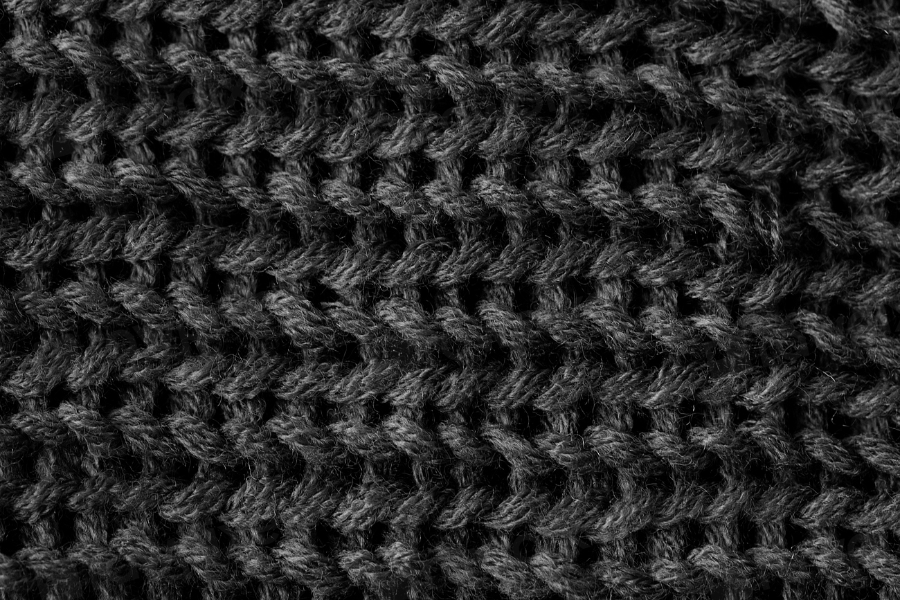 Black knitted fabric pattern texture | Free Photo - rawpixel