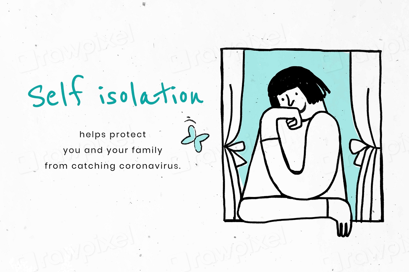 Stay in self isolation to protect | Free Photo - rawpixel