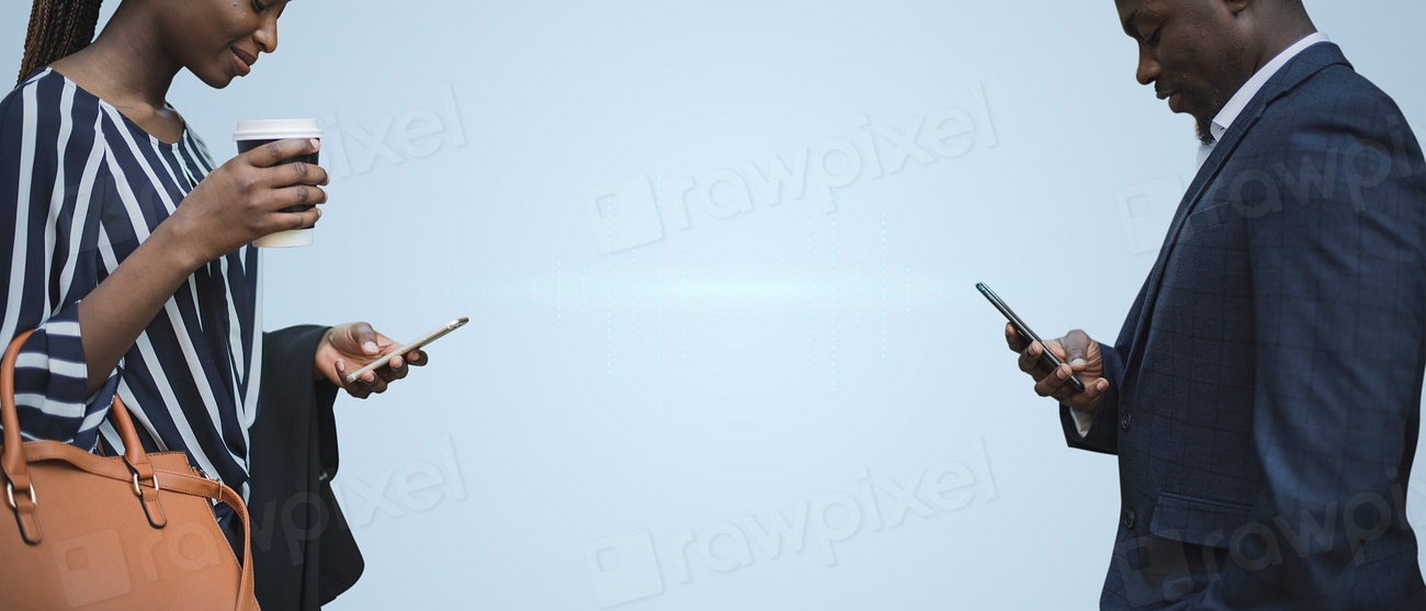 People using their phone while | Premium Photo - rawpixel