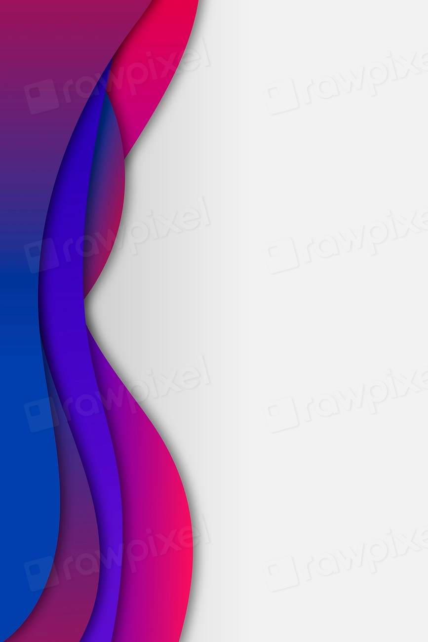 Neon gradient curve frame template | Premium Vector - rawpixel