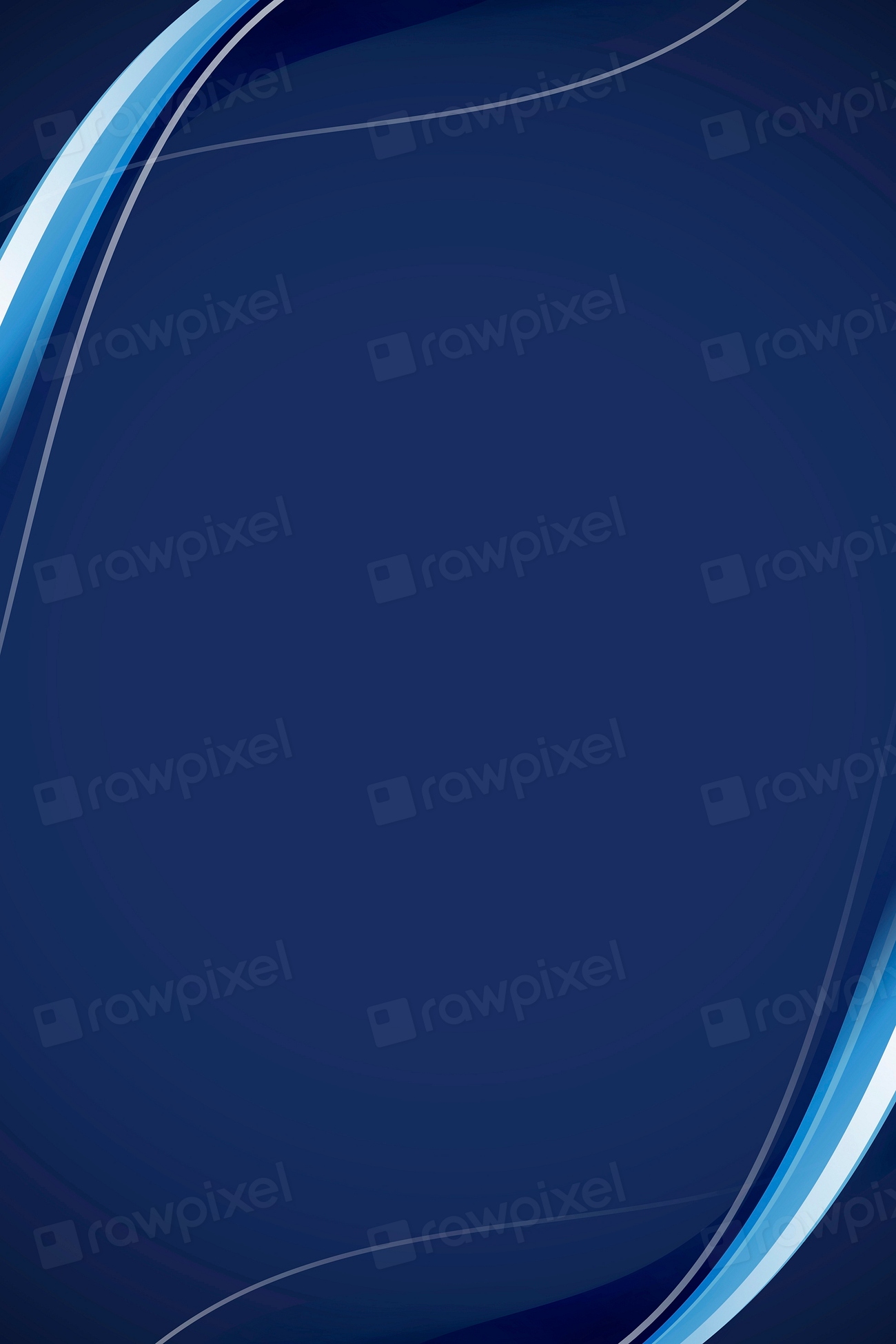 Blue curve frame template vector | Premium Vector - rawpixel