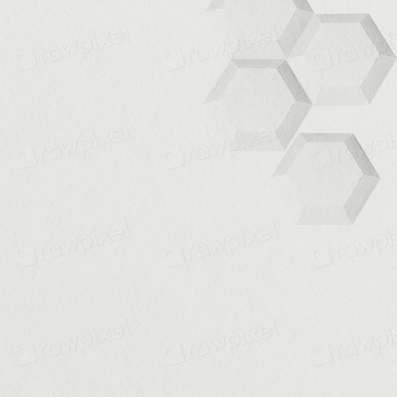 Gray paper craft hexagon patterned | Premium Photo - rawpixel