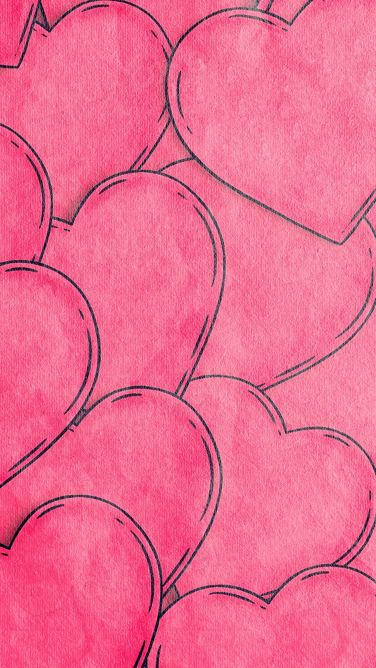 Hand drawn heart background design | Premium Photo - rawpixel