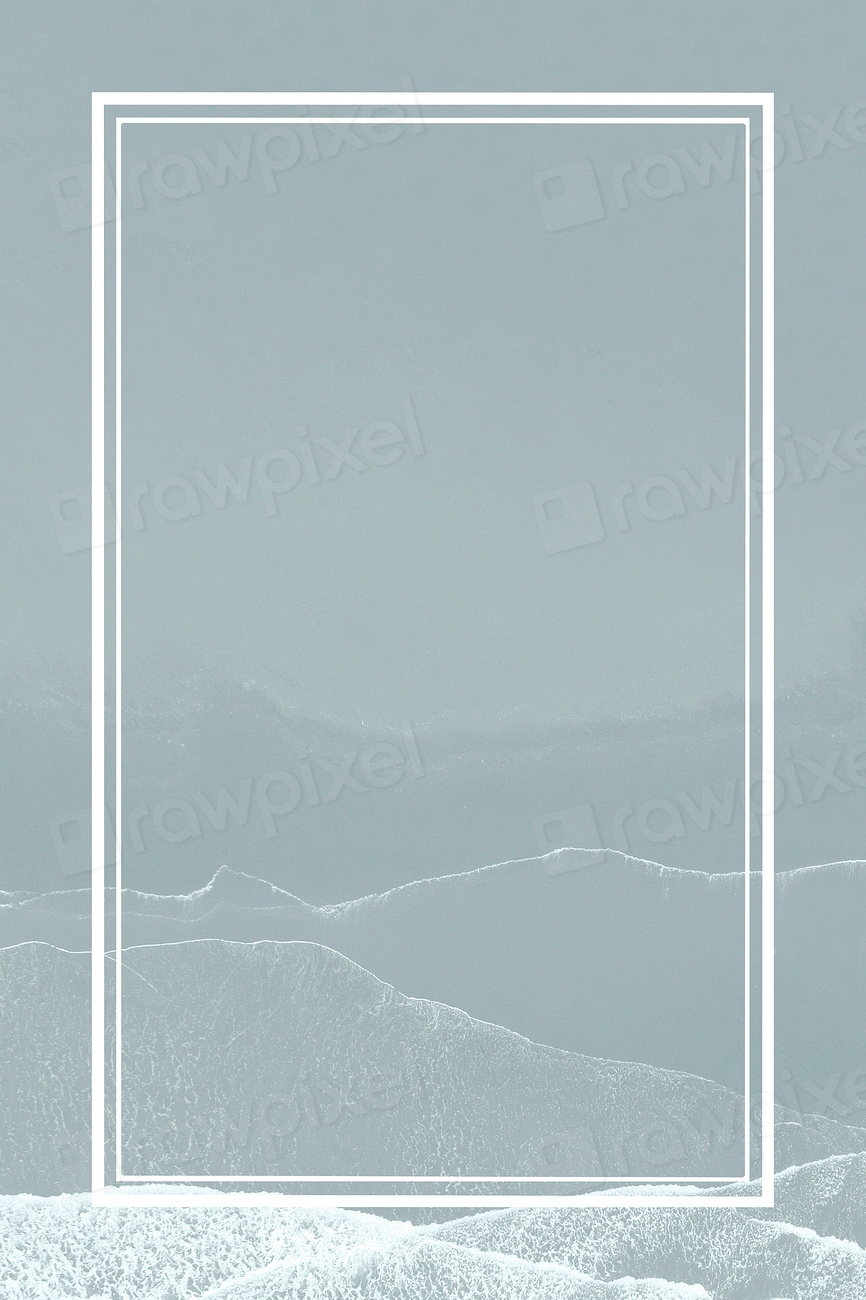 Blank rectangular frame on gray | Free PSD - rawpixel