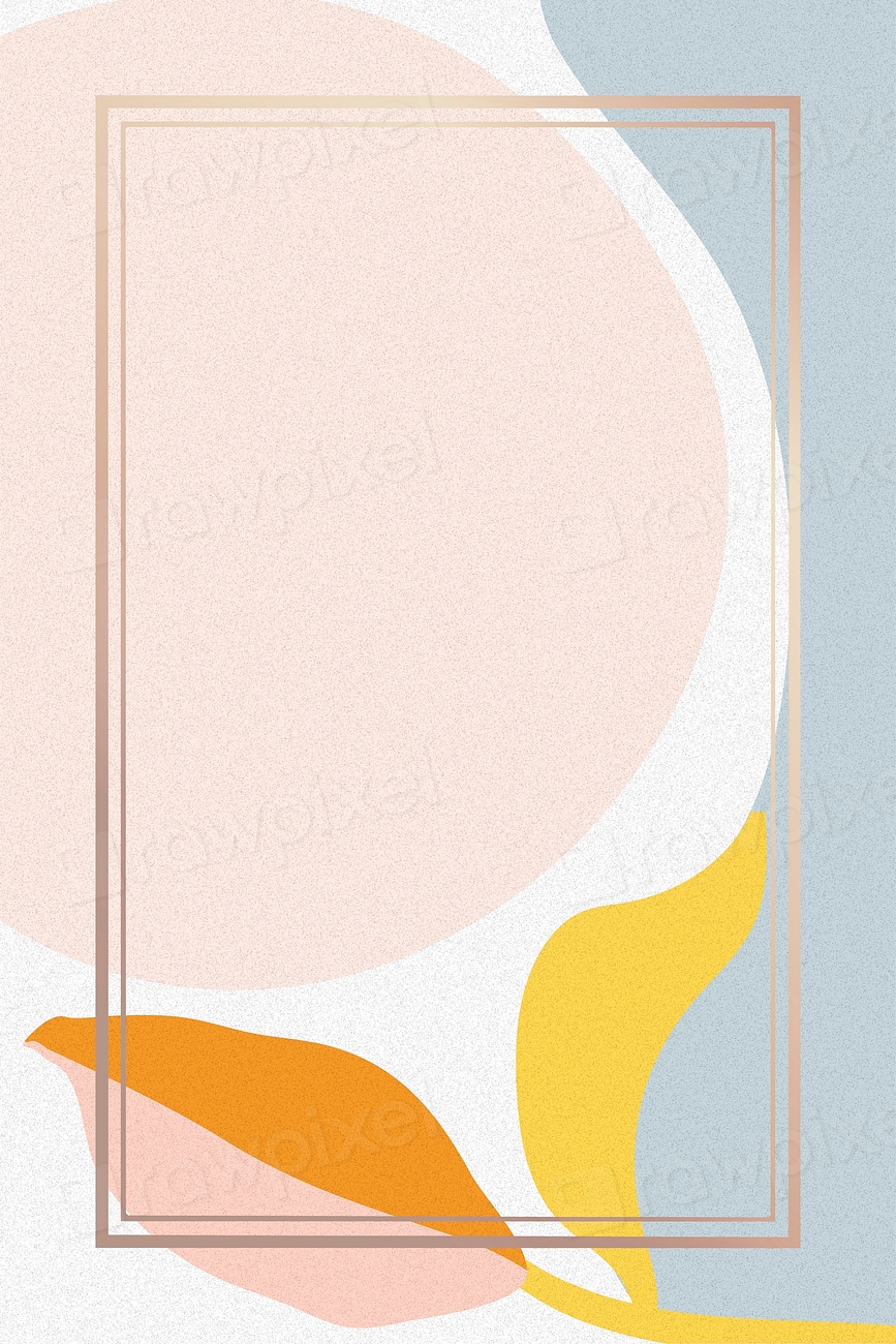 Gold frame psd on abstract | Free PSD - rawpixel