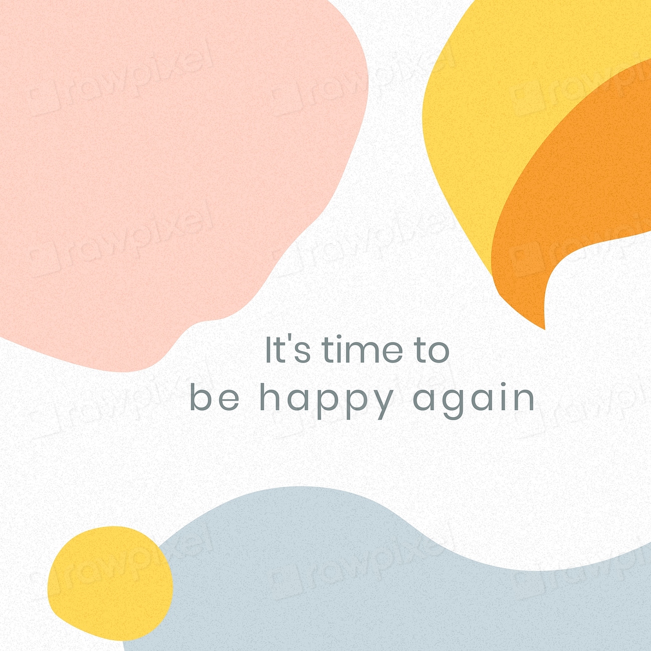 It is time to be | Free Vector Template - rawpixel