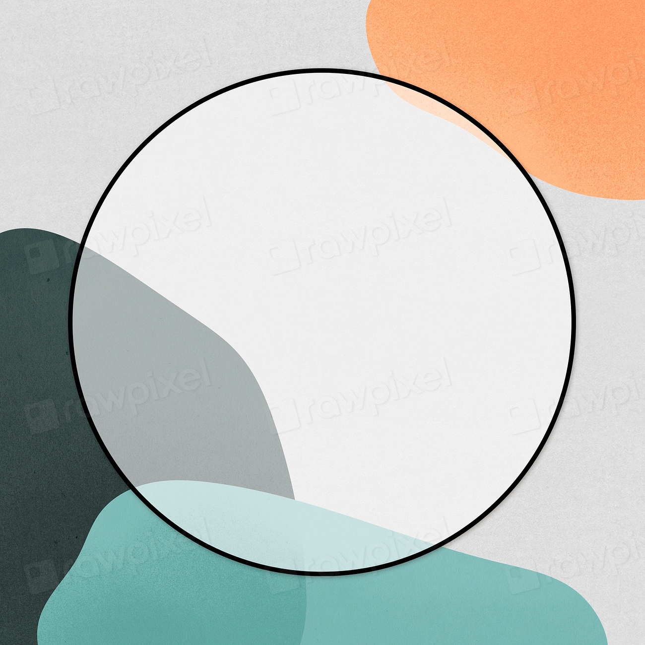Black round frame psd abstract | Premium PSD - rawpixel