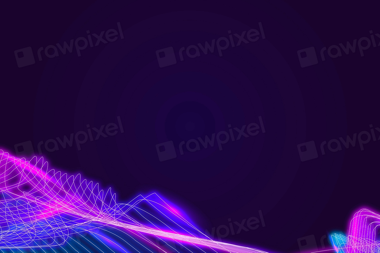 Neon synthwave border dark purple | Premium Vector - rawpixel