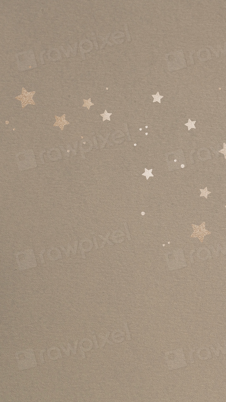 Shimmering gold stars beige background | Premium PSD - rawpixel