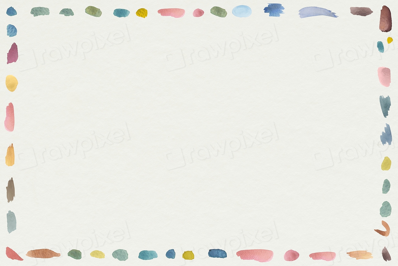 Colorful watercolor blob stroke frame | Premium PSD - rawpixel