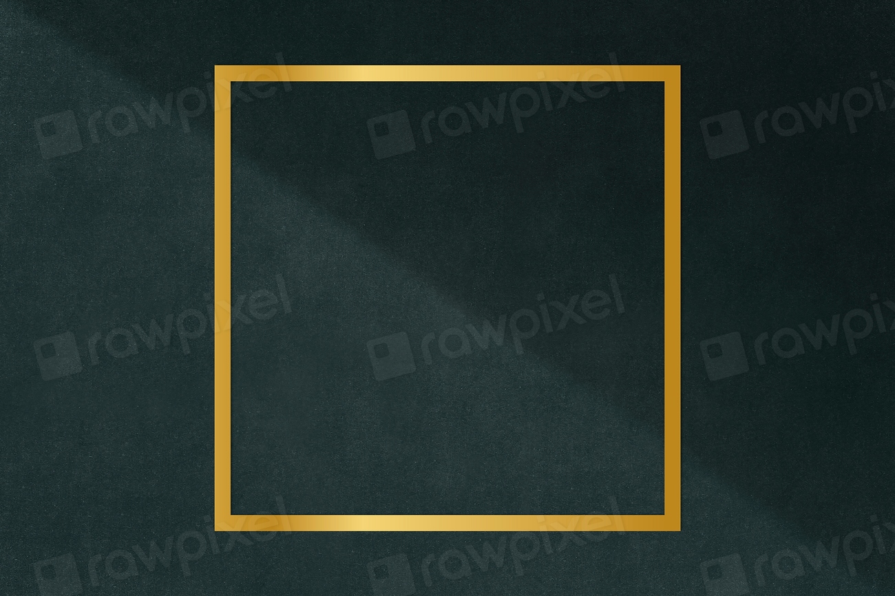 Gold square frame dark gray | Premium Photo - rawpixel