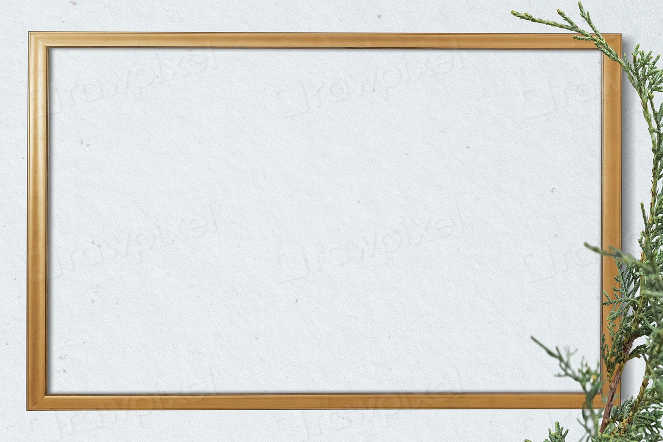 Gold frame psd spruce border | Free PSD - rawpixel