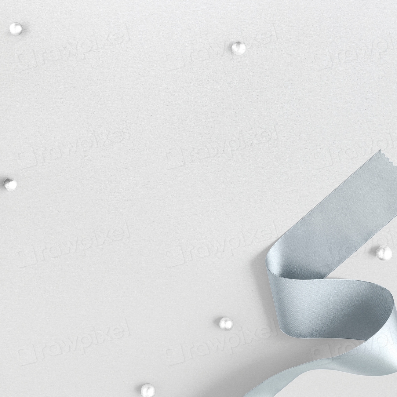 Silver ribbon psd gray background | Premium PSD - rawpixel