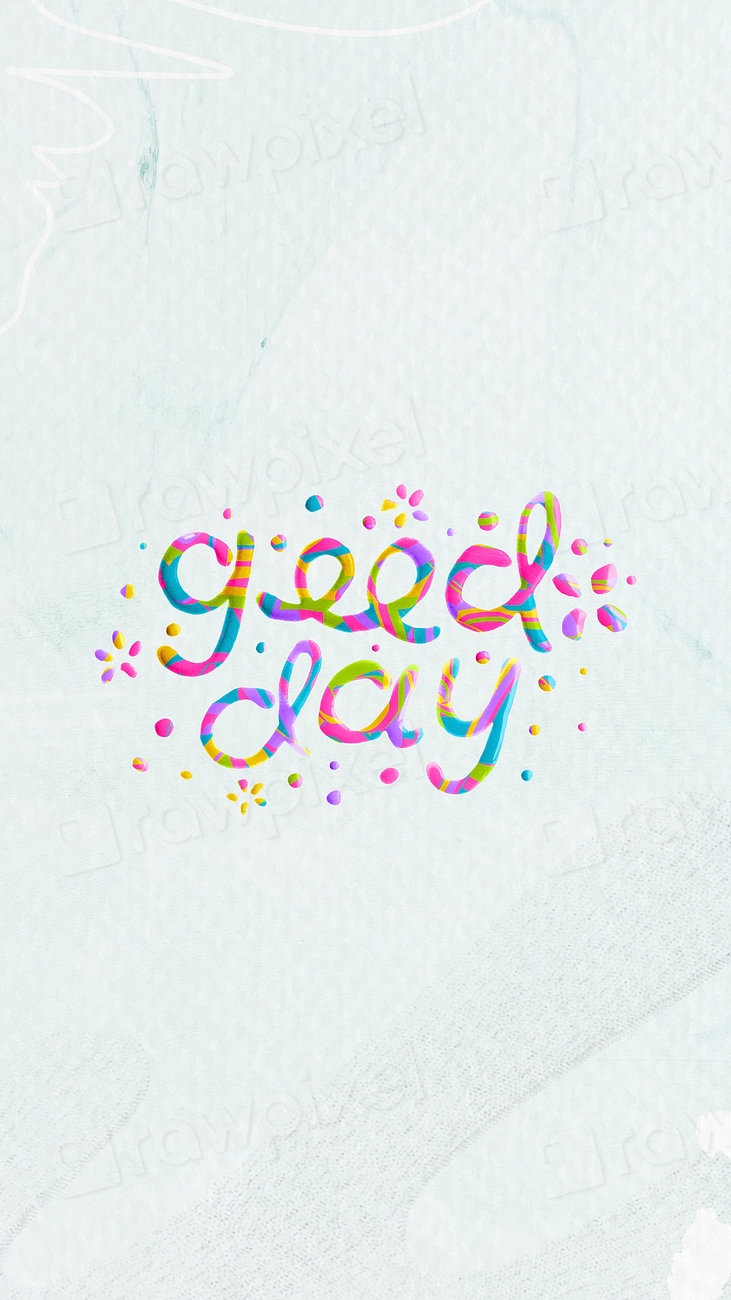 Good day greeting typography word | Free Photo - rawpixel
