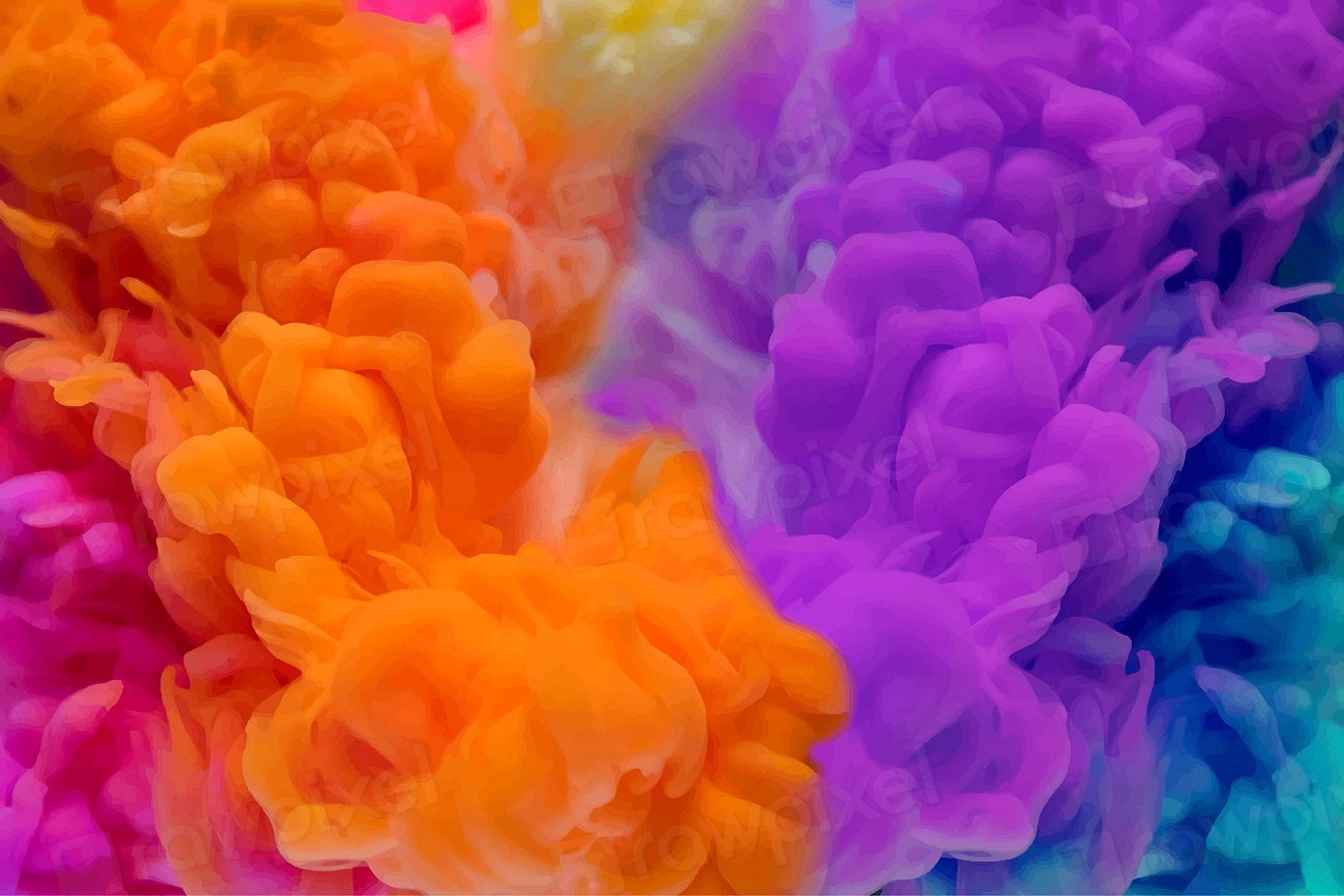 Abstract colorful smoke background vector | Premium Vector - rawpixel