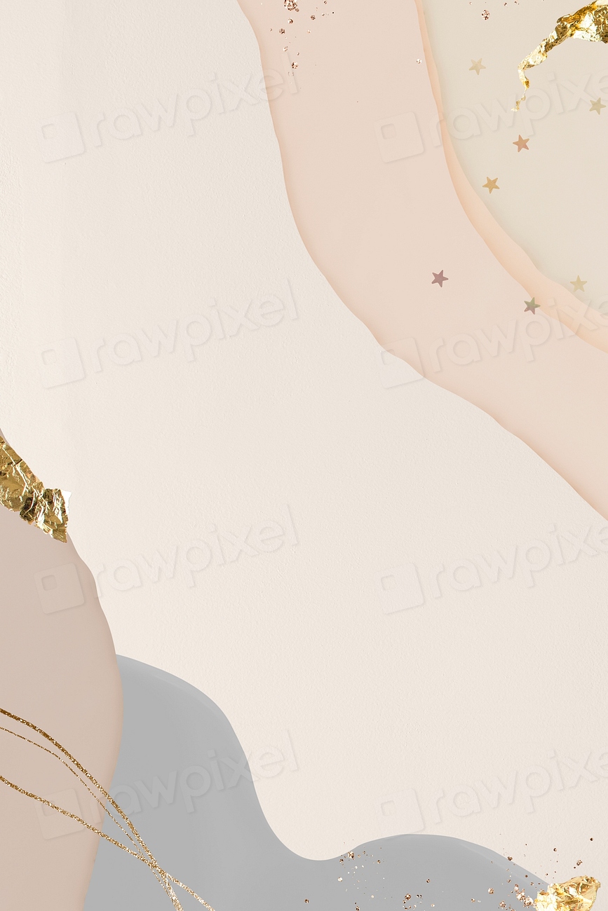 Neutral abstract background psd with gold | Premium PSD - rawpixel