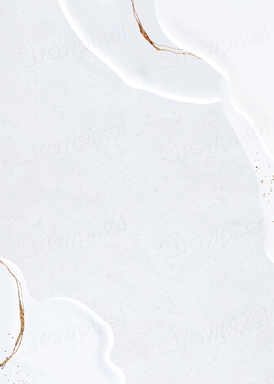 Abstract white psd with gold | Premium PSD - rawpixel