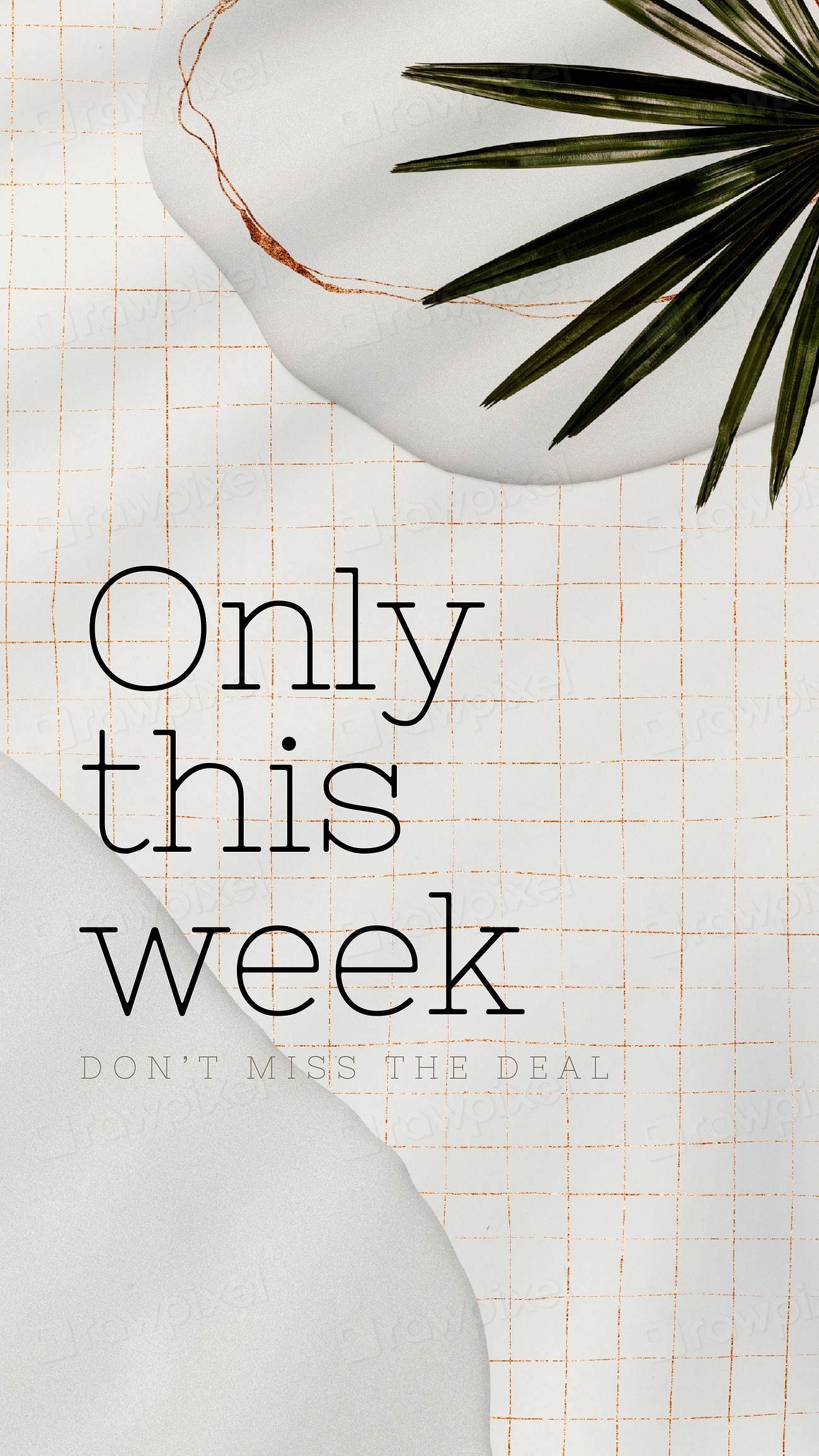 Only this week deal template | Premium Vector Template - rawpixel