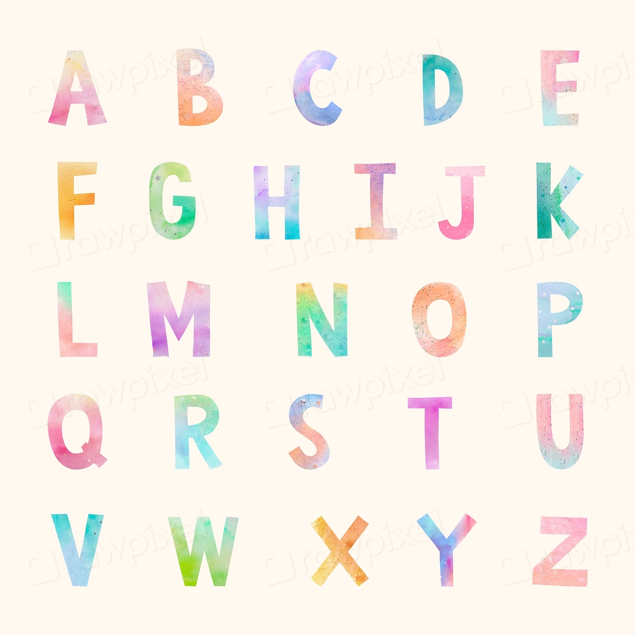 Abc font set illustration vector | Premium Vector - rawpixel