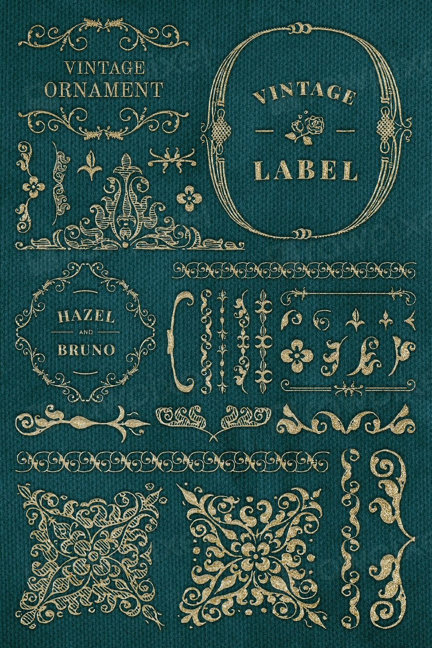Vintage gold ornate element psd | Premium PSD - rawpixel