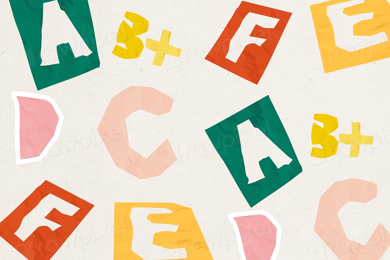 Colorful ABC alphabet psd pattern | Premium PSD - rawpixel
