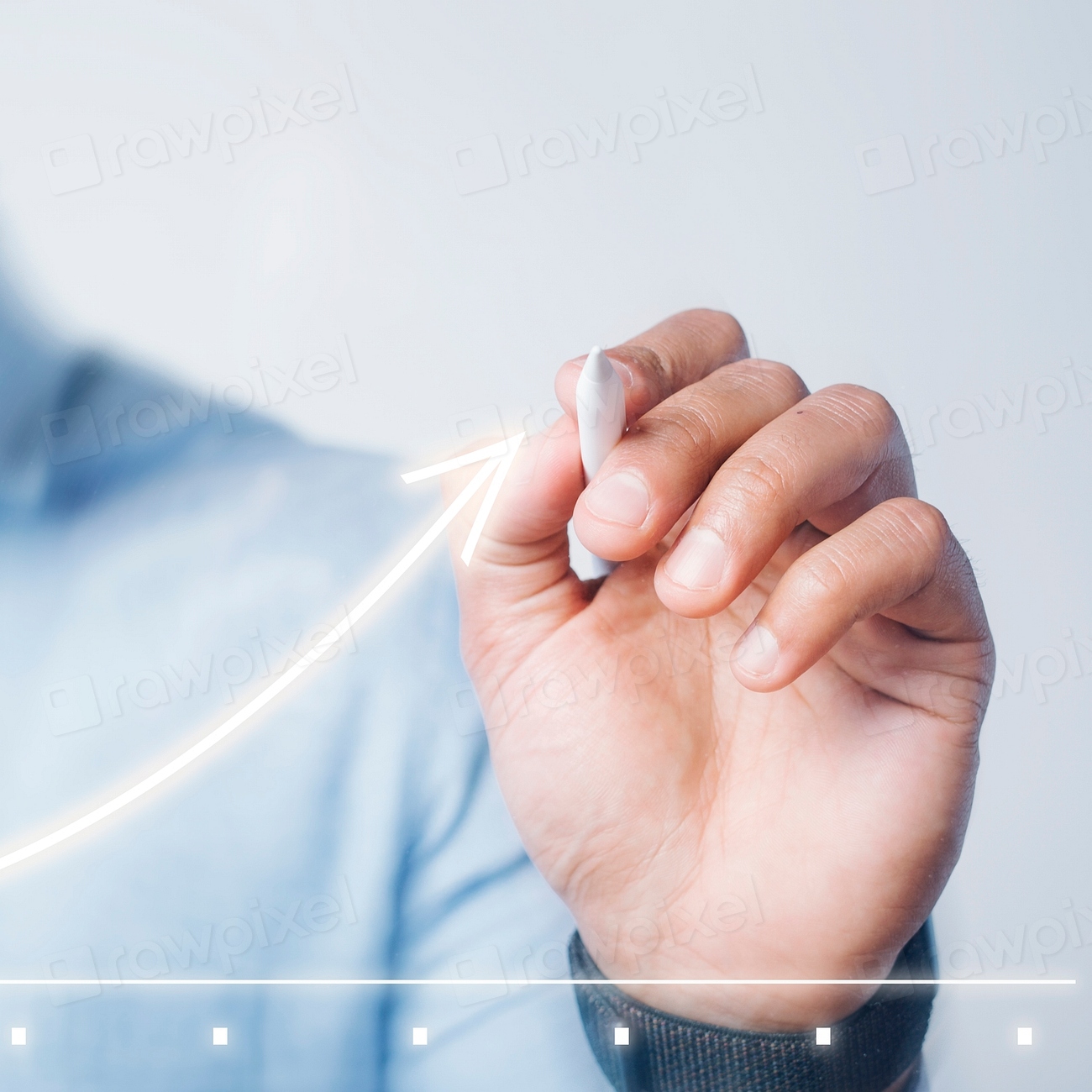 Man giving graph presentation using | Premium Photo - rawpixel