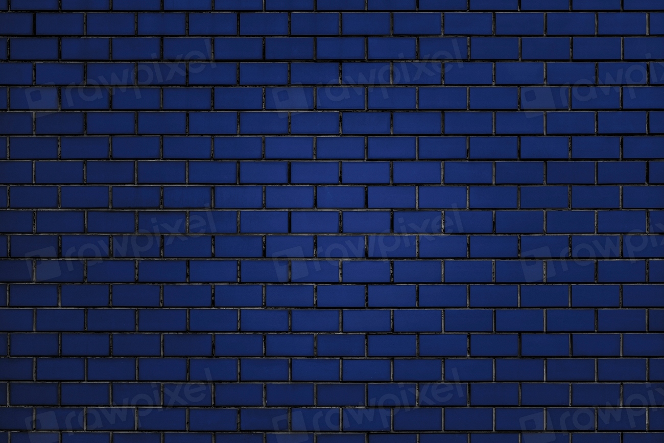 Blue brick wall textured background | Free Photo - rawpixel