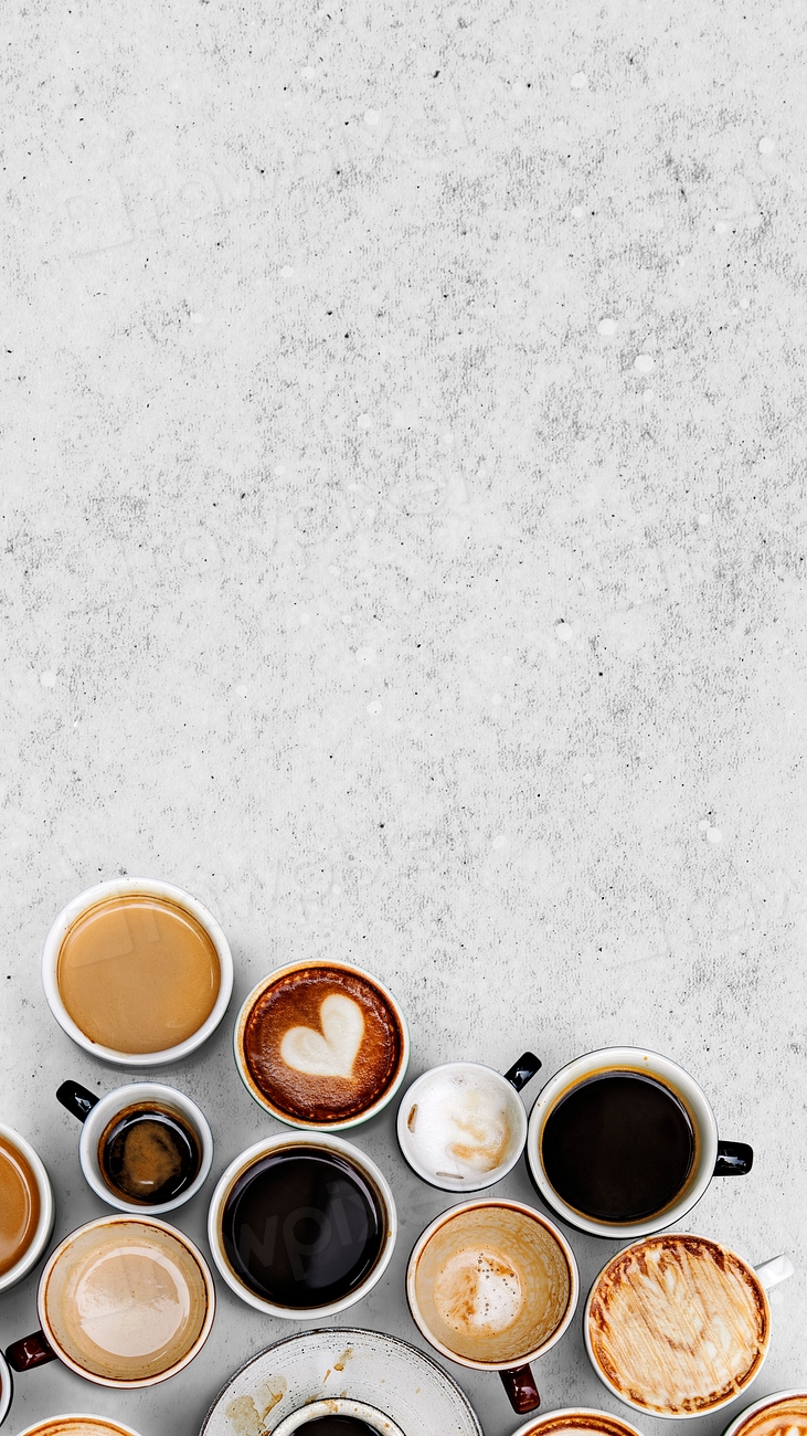 Varied coffee mugs light gray | Free Photo - rawpixel