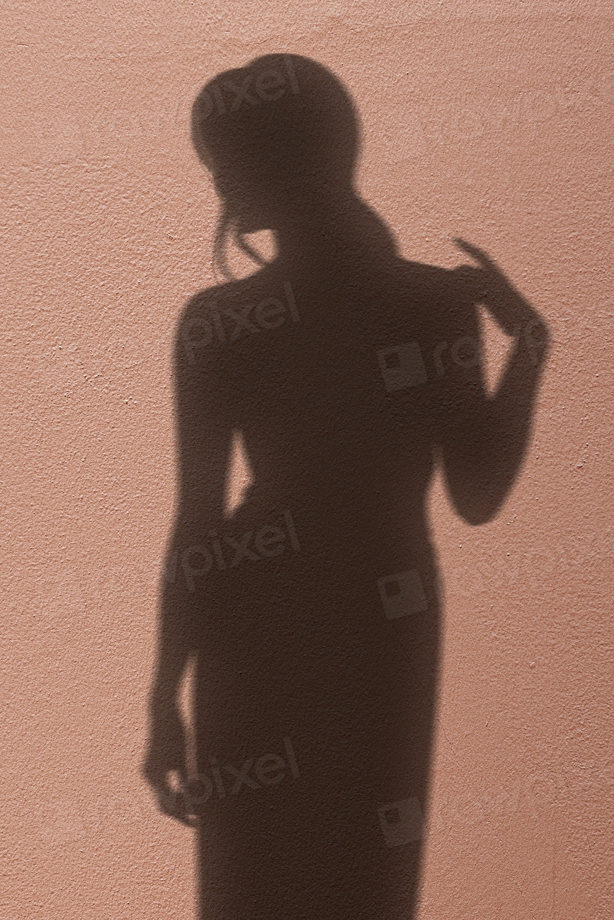 Background psd shadow woman | Premium PSD - rawpixel
